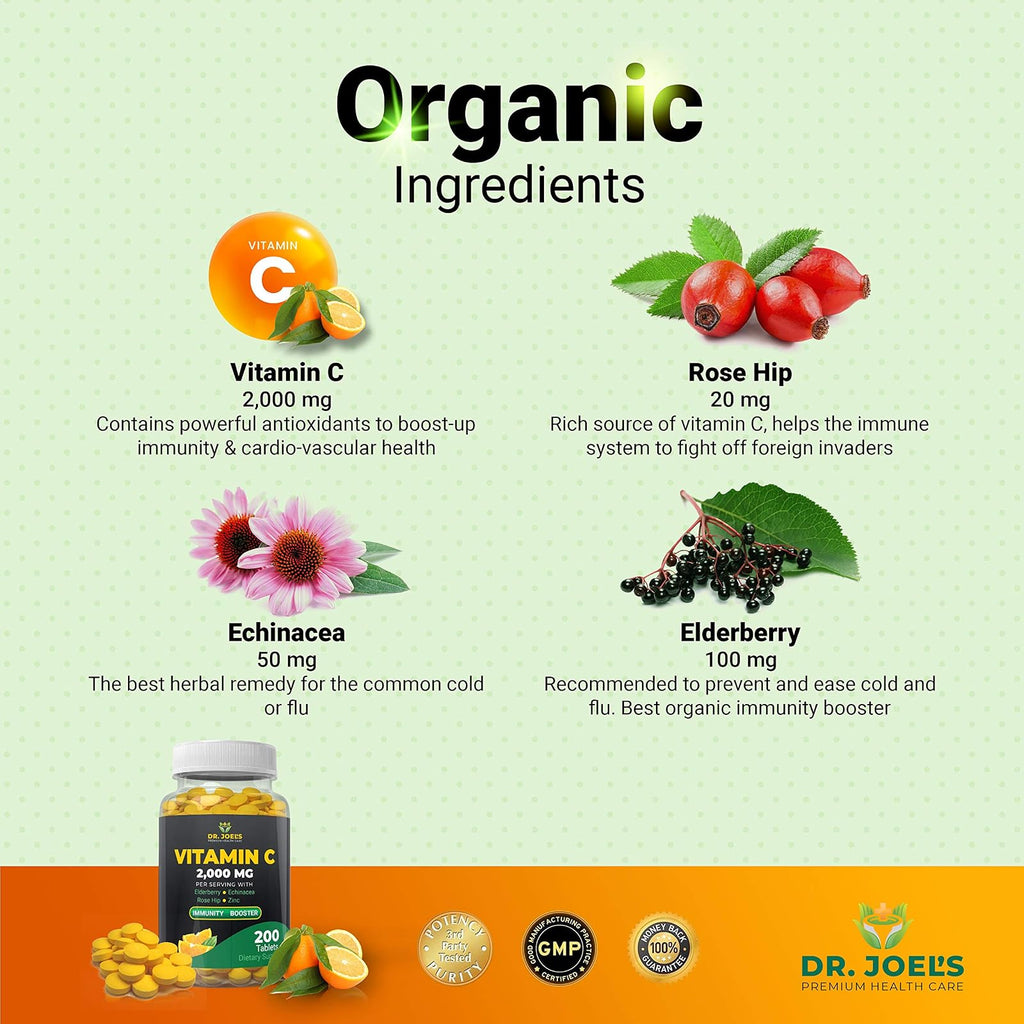 2000 mg vitamin C for wellness