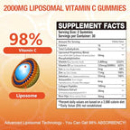 2000 mg Vitamin C gummies for health