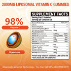 2000 mg Vitamin C gummies for immunity