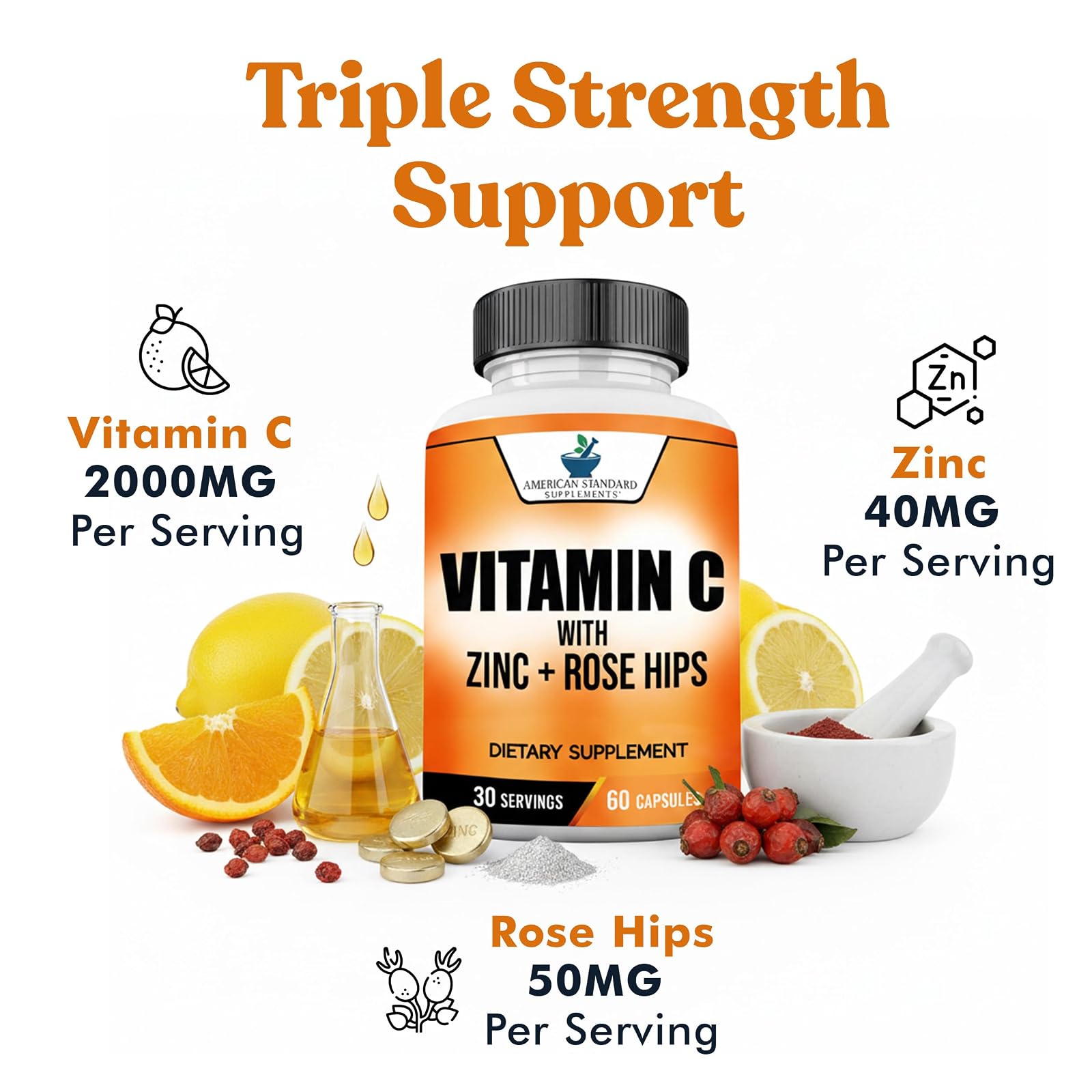 2000 mg vitamin c supplement