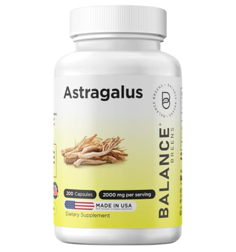 2000mg astragalus supplement for health