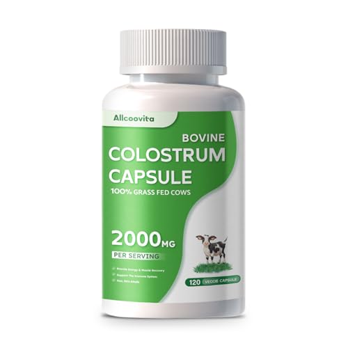 2000mg colostrum capsules for muscle recovery