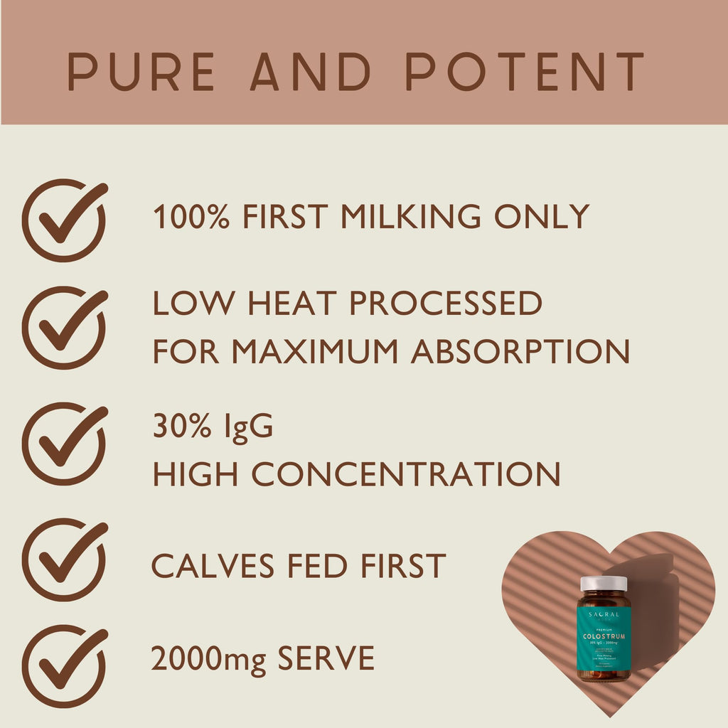 2000mg colostrum for digestive health