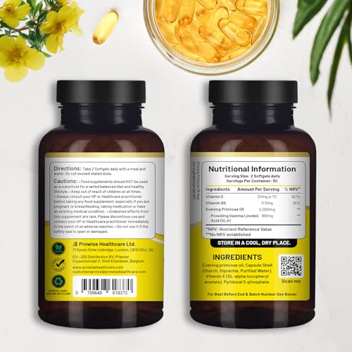 2000mg evening primrose oil softgels
