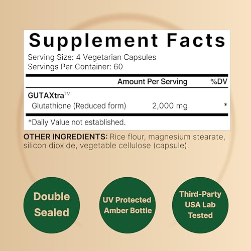 2000mg glutathione for immune health