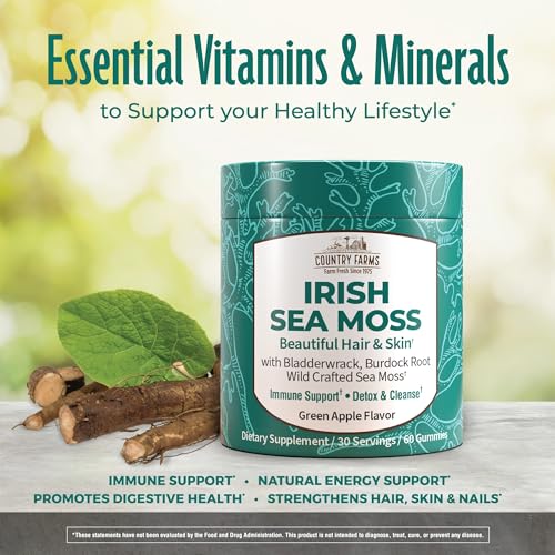 2000mg Irish Moss daily supplement