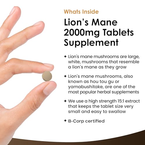 2000mg lion's mane dosage