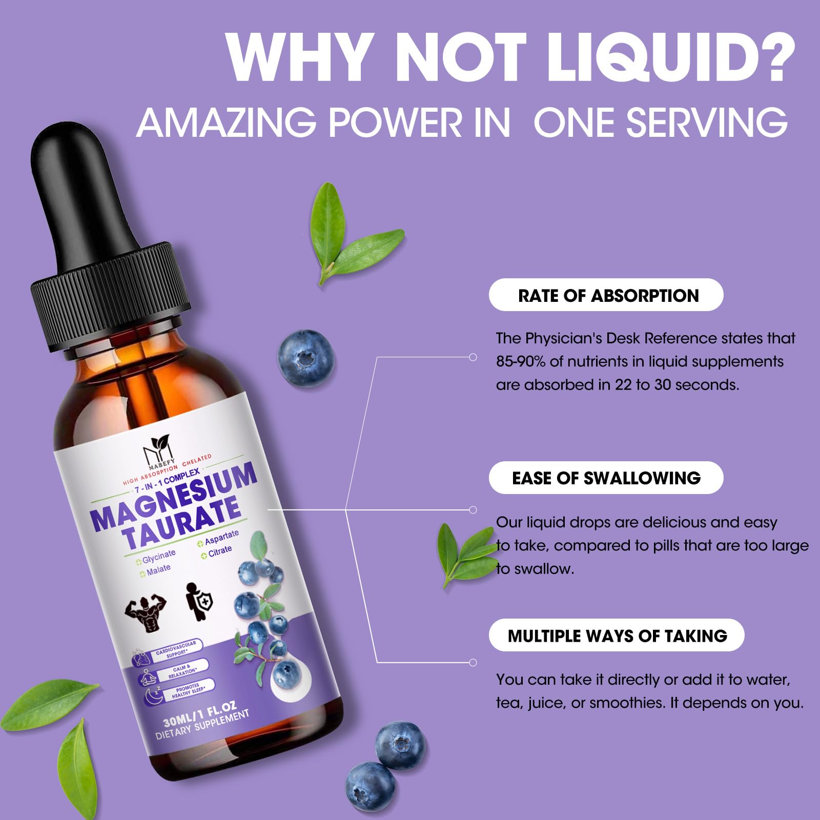 2000mg magnesium taurate benefits