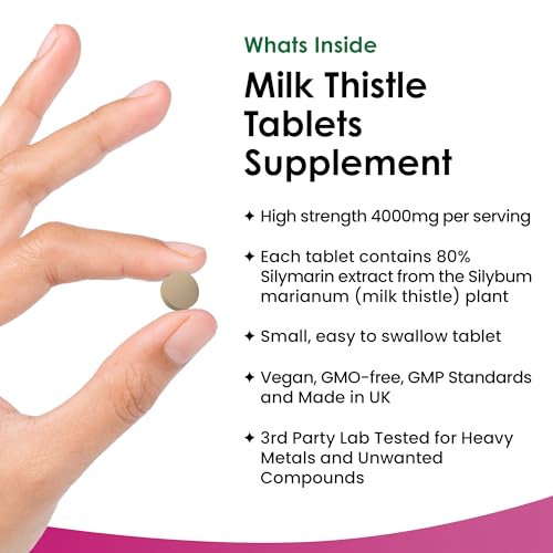 2000mg milk thistle silymarin formula