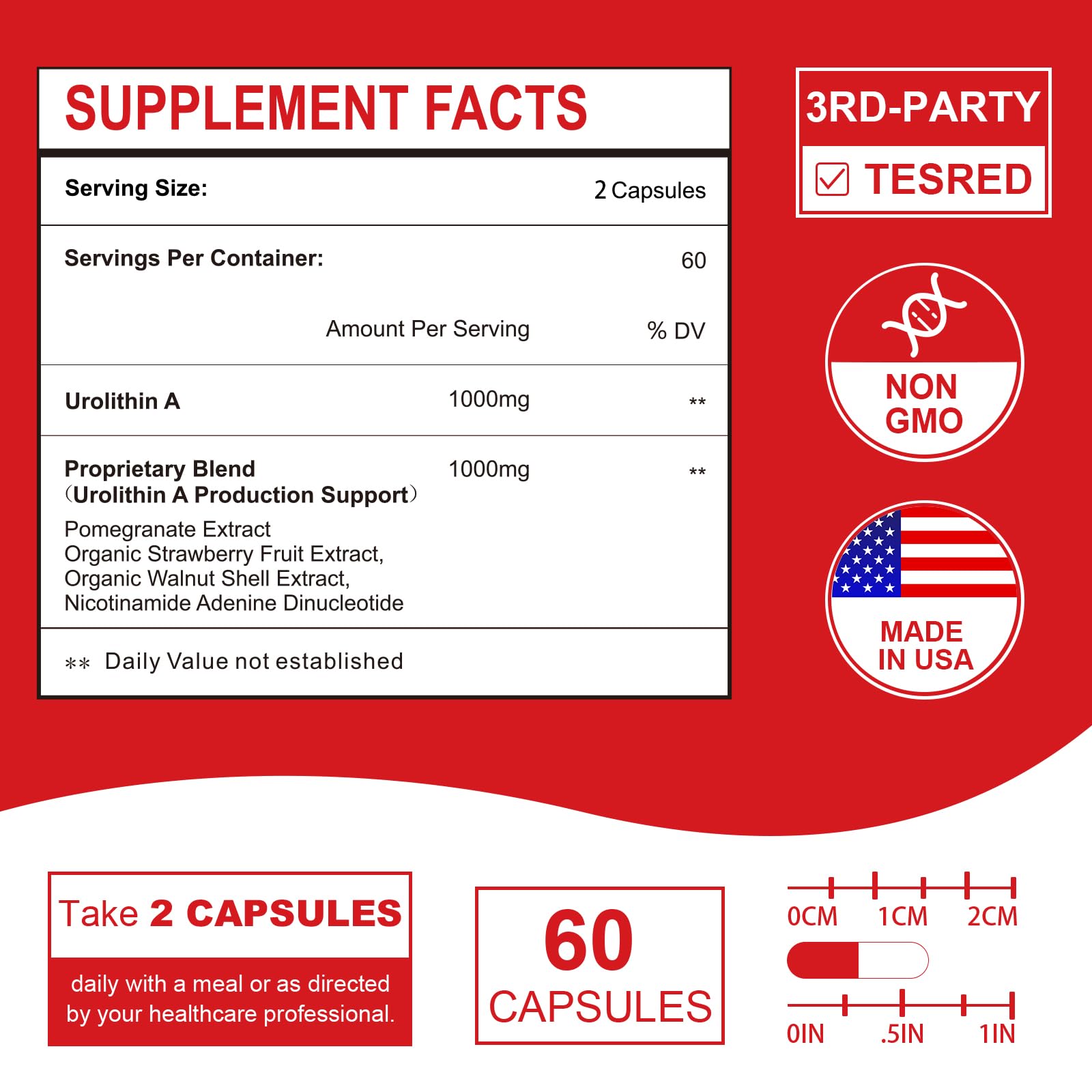 2000MG mitochondrial energy support