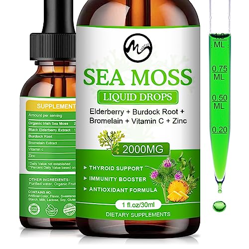 2000mg Sea Moss with elderberry benefits