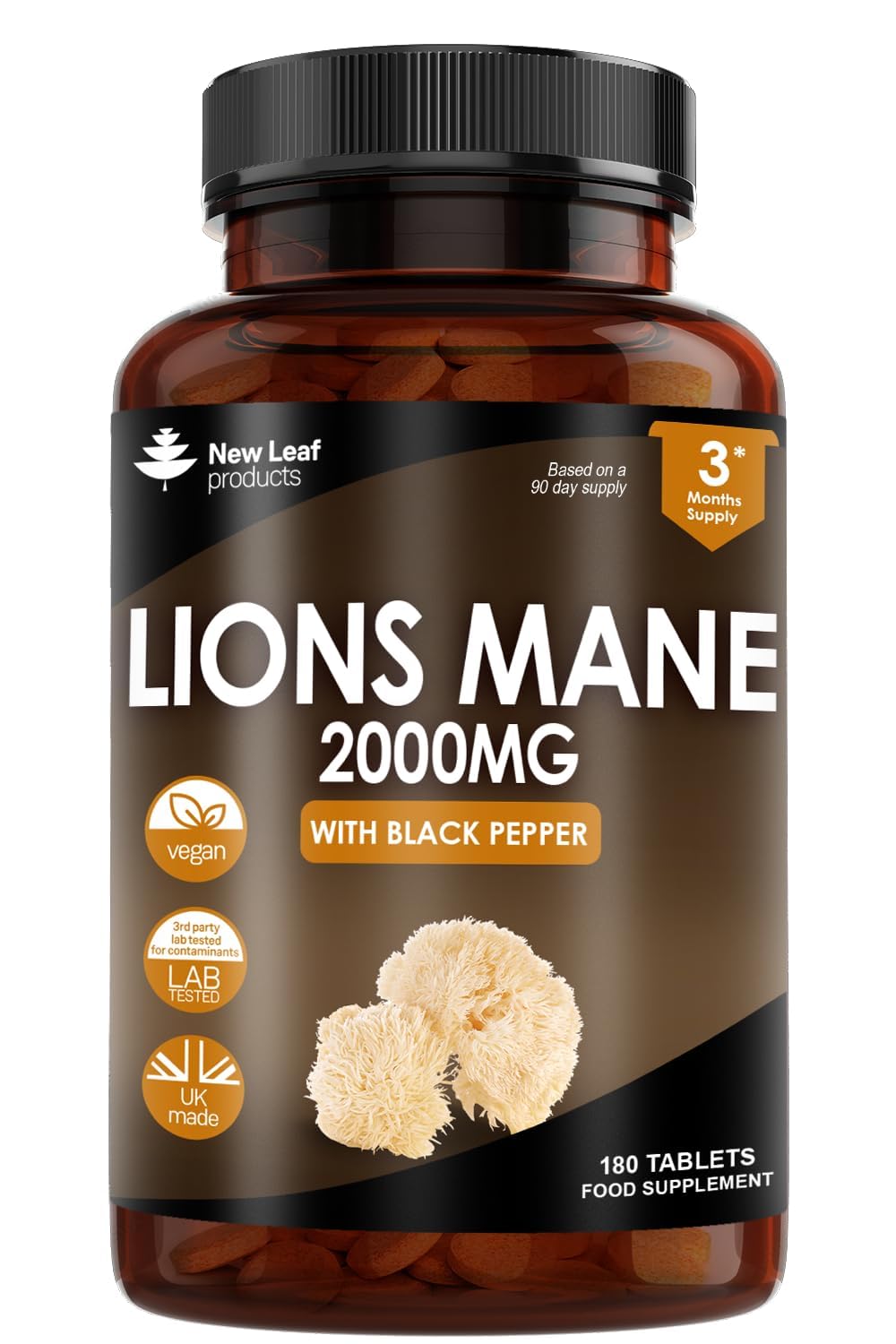 2000mg vegan mushroom supplement