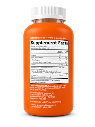 200ct turmeric gummies for long-lasting supply