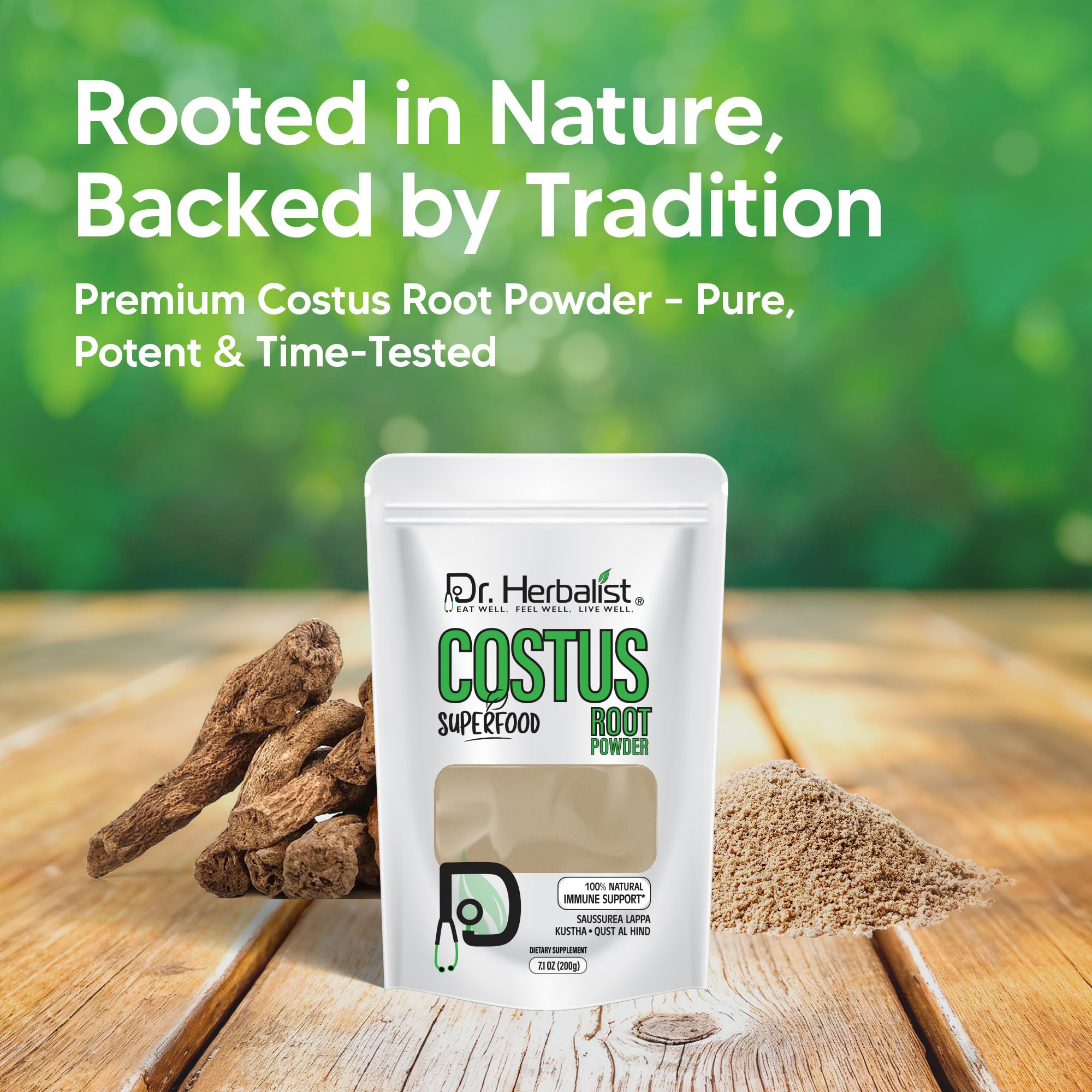 200g Costus root powder for vitality