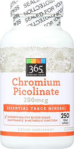 200mcg chromium capsules for health