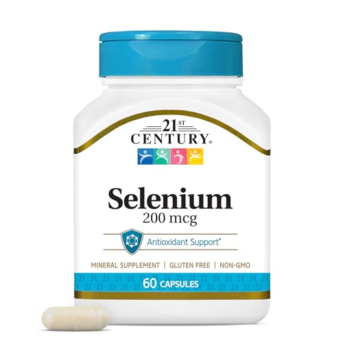 200mcg selenium antioxidant mineral