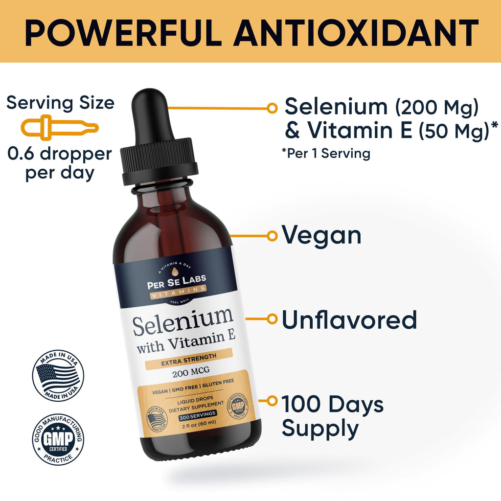 200mcg selenium with vitamin E