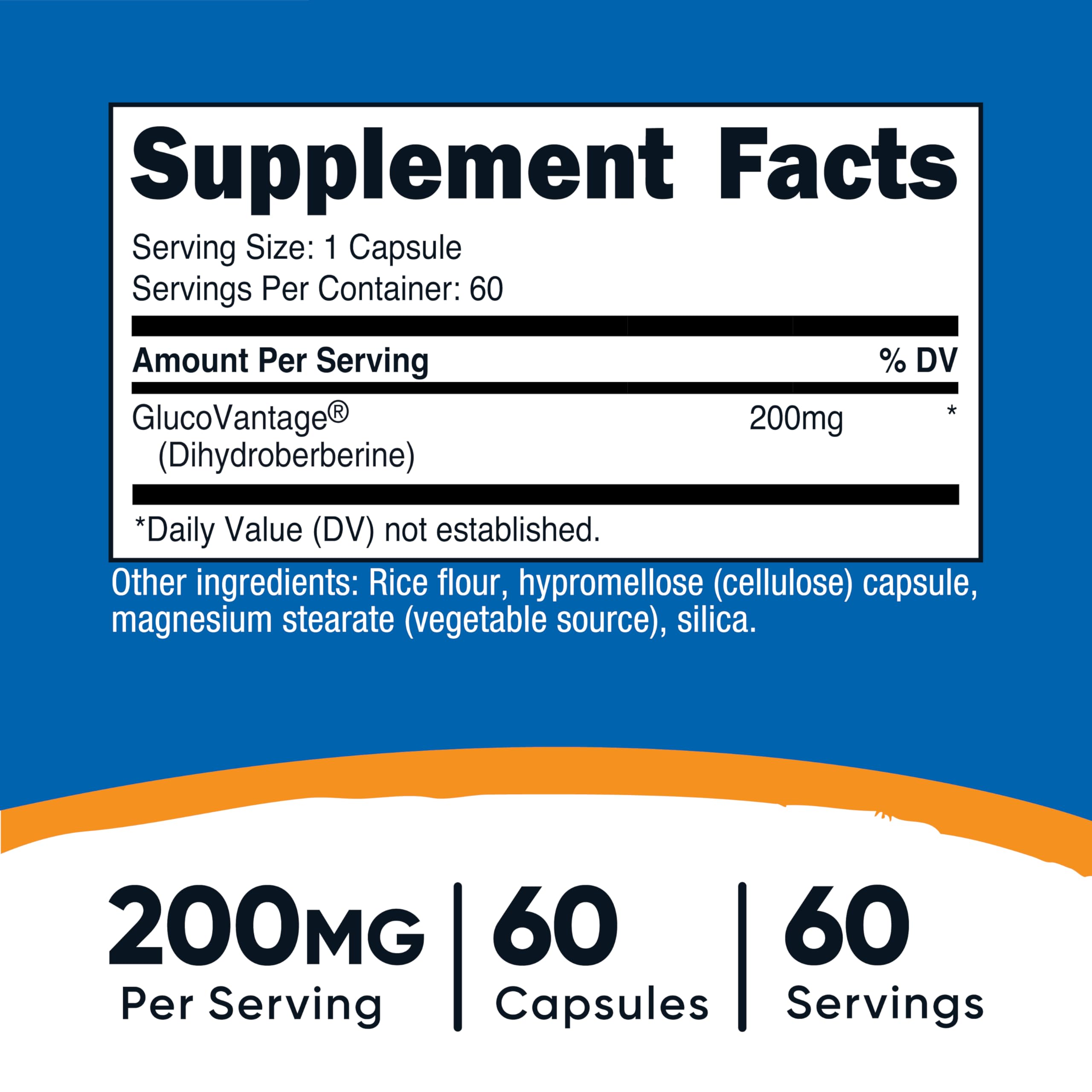 200mg Dihydroberberine capsules for vitality