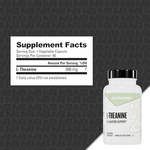 200mg L-Theanine for anxiety management