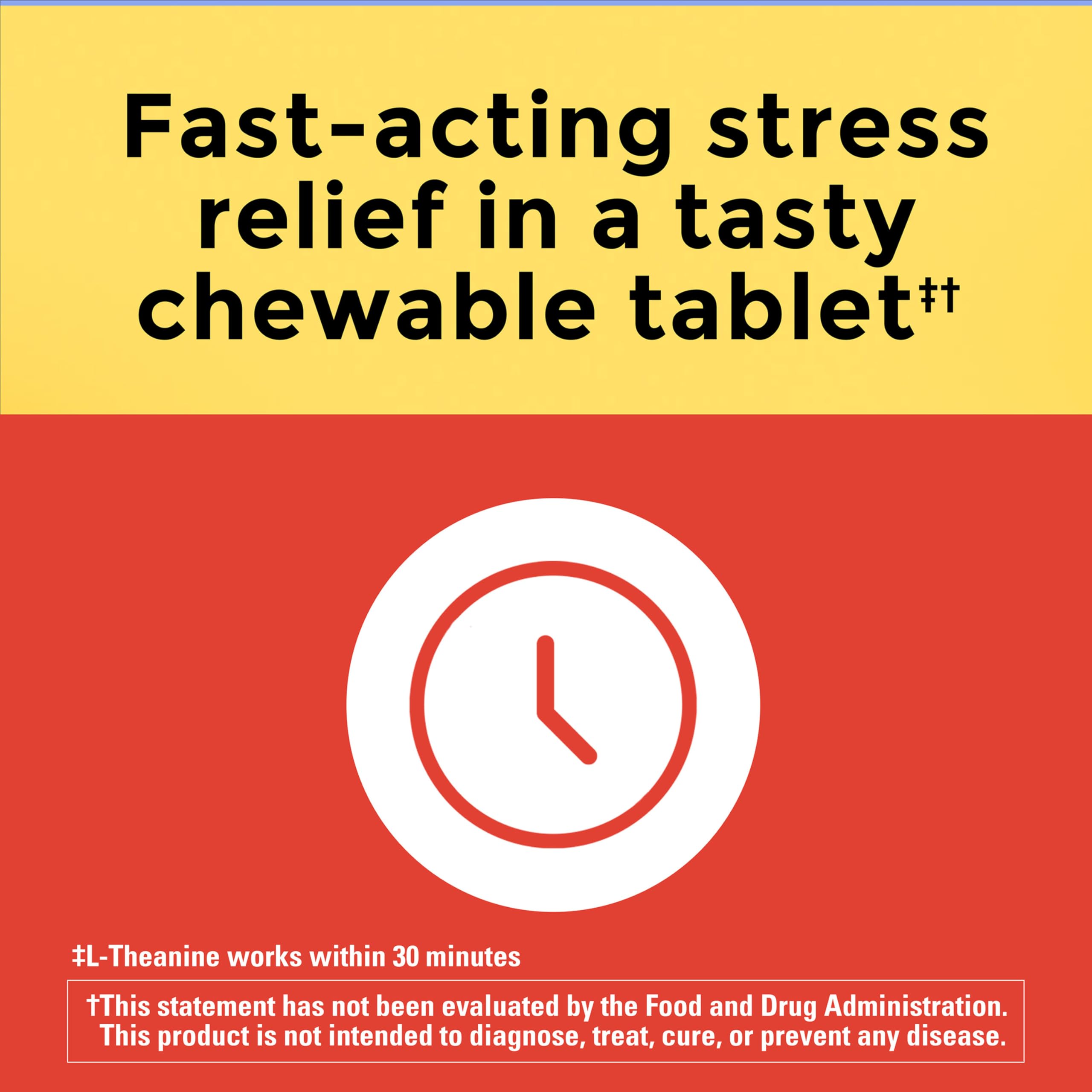 200mg L-Theanine for calmness