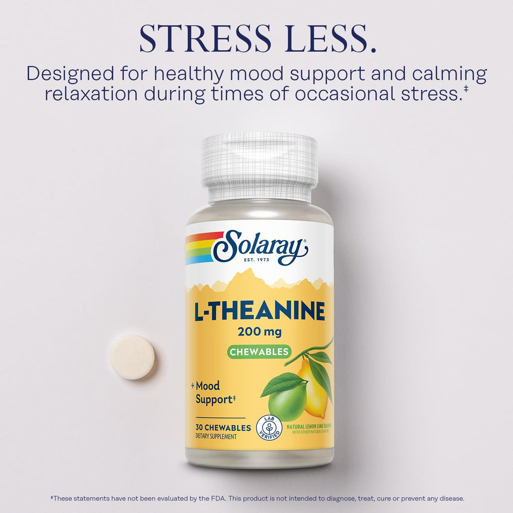 200mg L-Theanine for relaxation