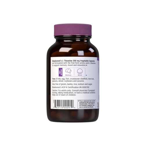 200mg L-Theanine for stress relief