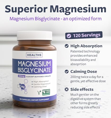 200mg magnesium bisglycinate for wellness