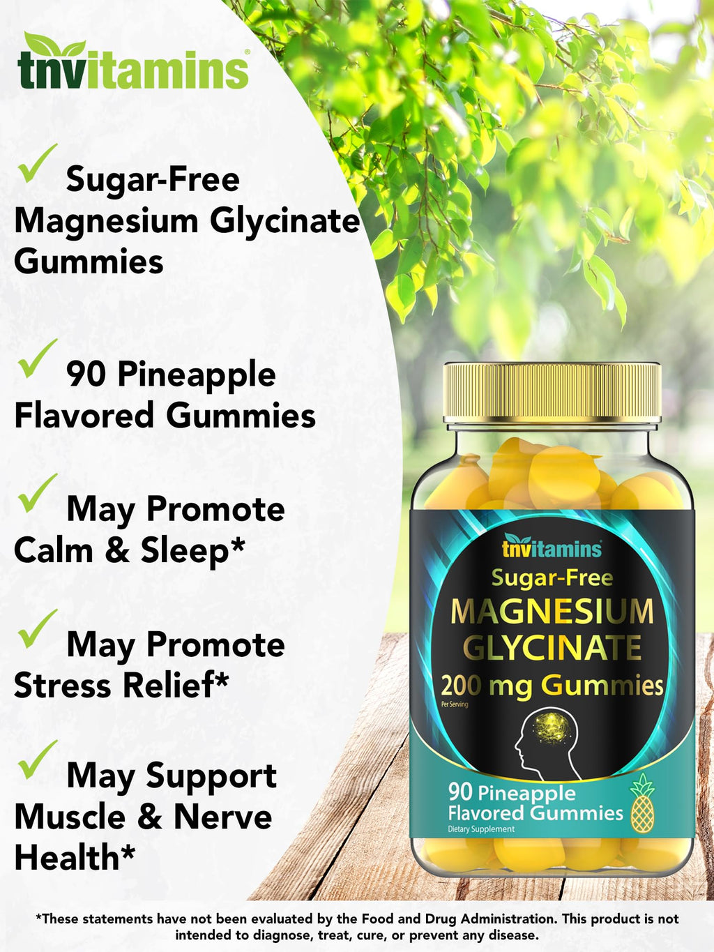 200mg magnesium glycinate per gummy