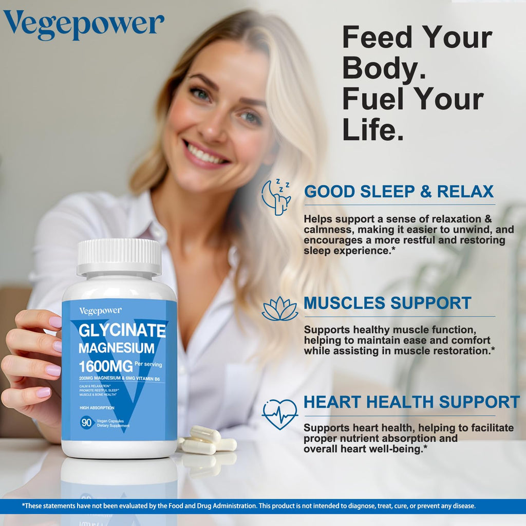 200mg magnesium glycinate with vitamin D3