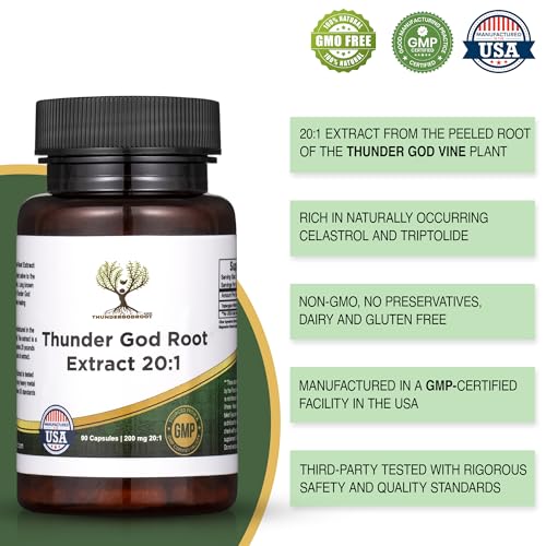 200mg Thunder God Vine dosage