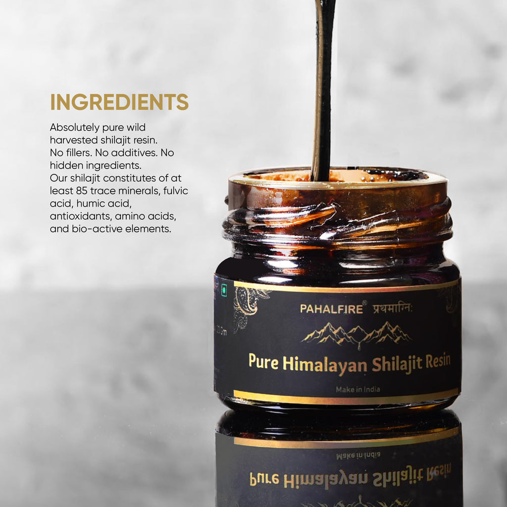 20g glass jar of shilajit
