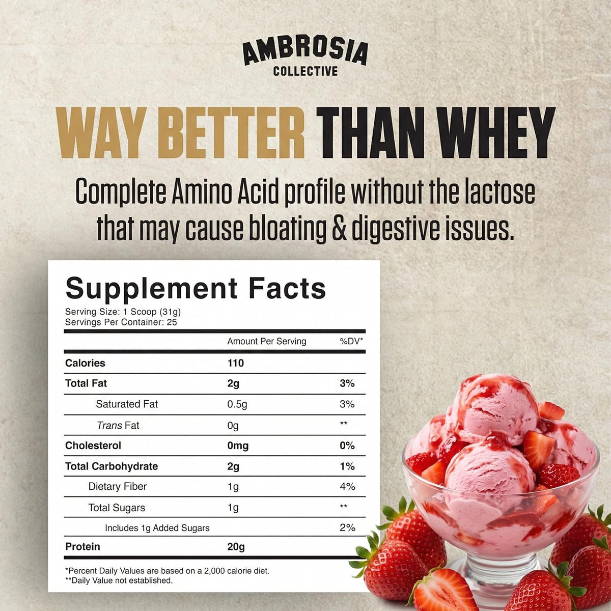 20g plant based protein per serving