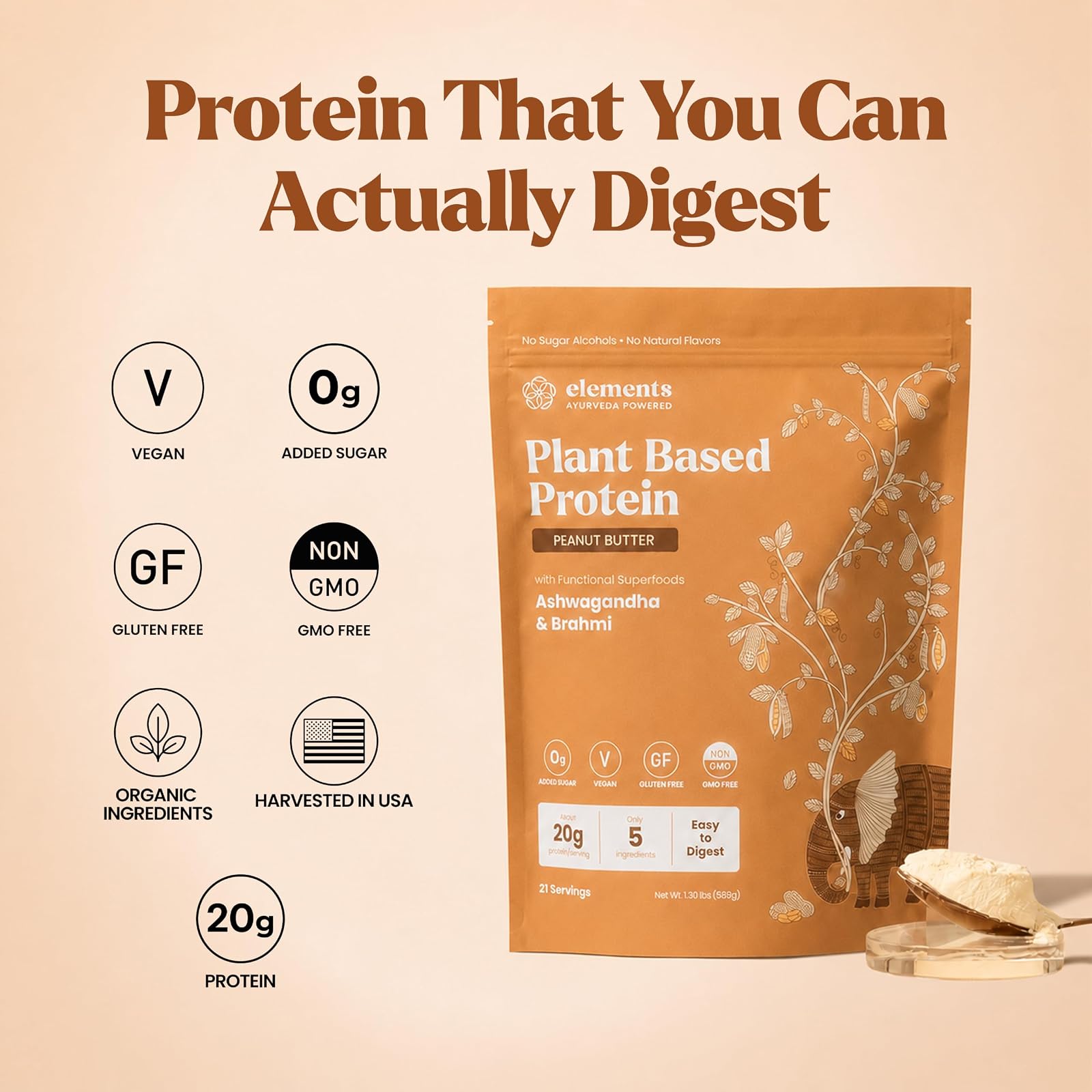 20g plant protein per serving
