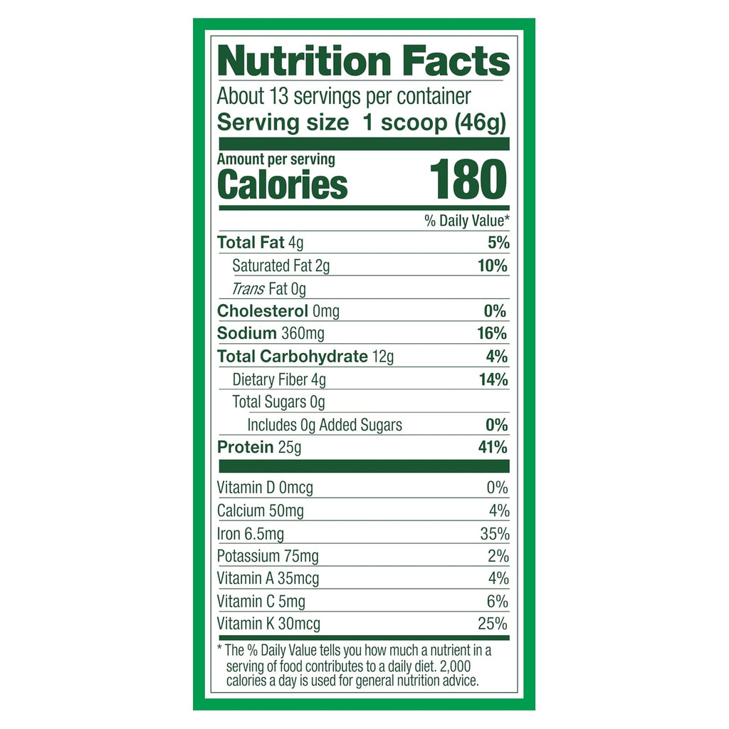 20g protein per serving for energy