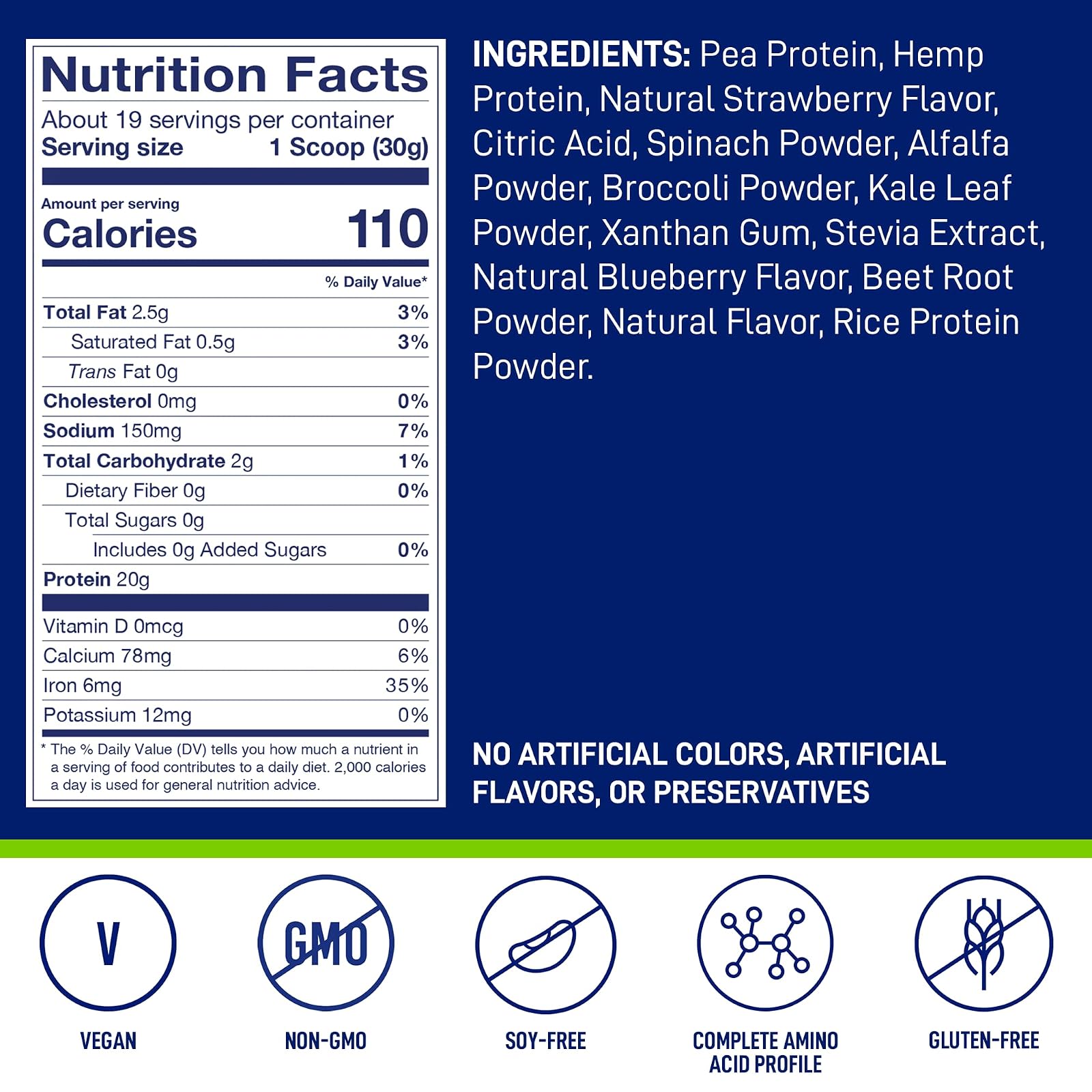 20g protein per serving LeanFit