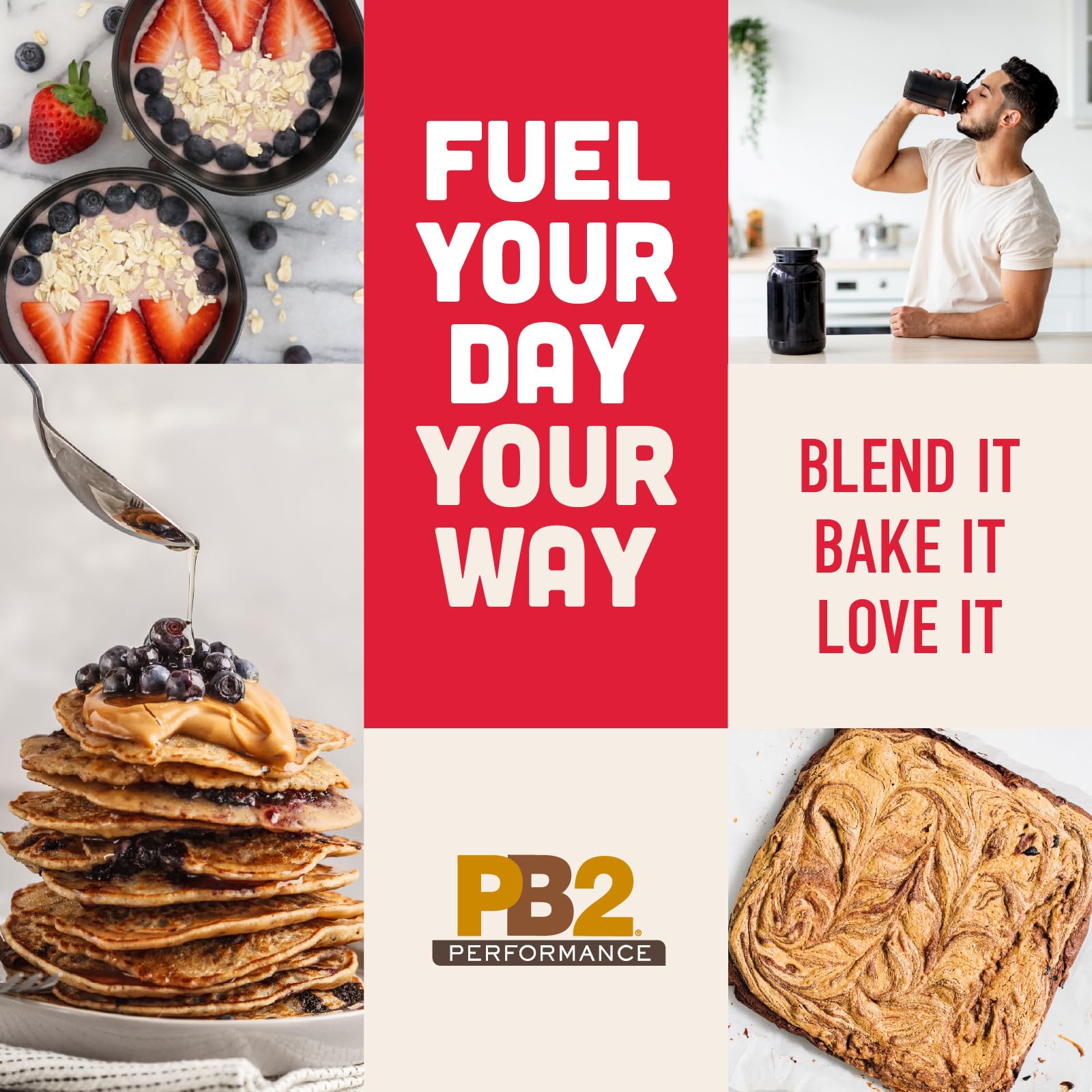 20g protein per serving peanut powder