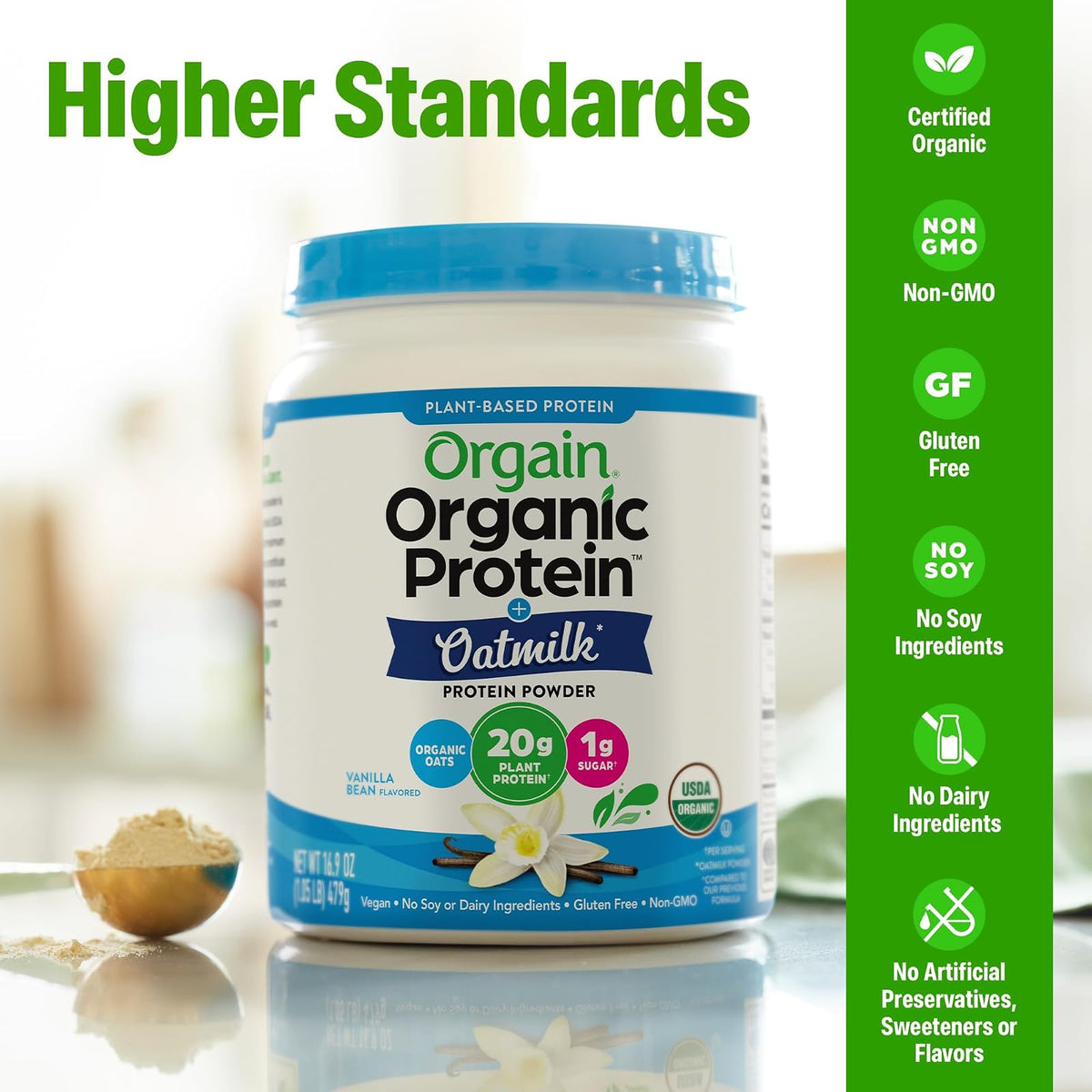 20g protein per serving powder