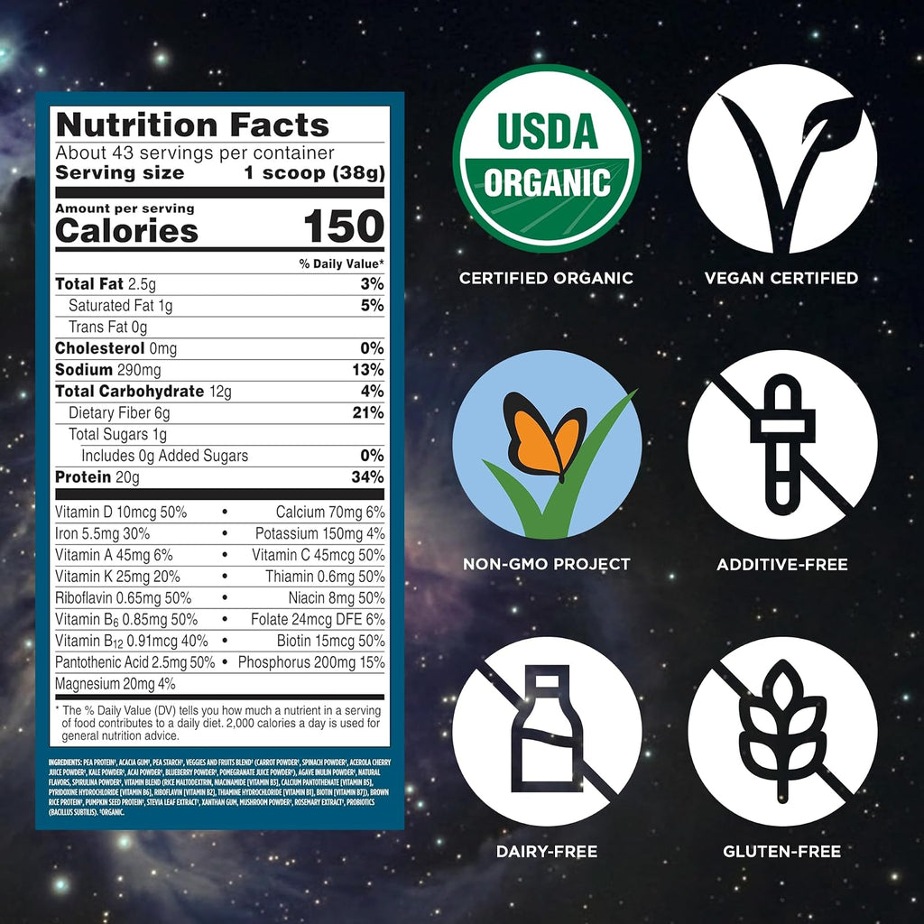20g protein per serving Vega