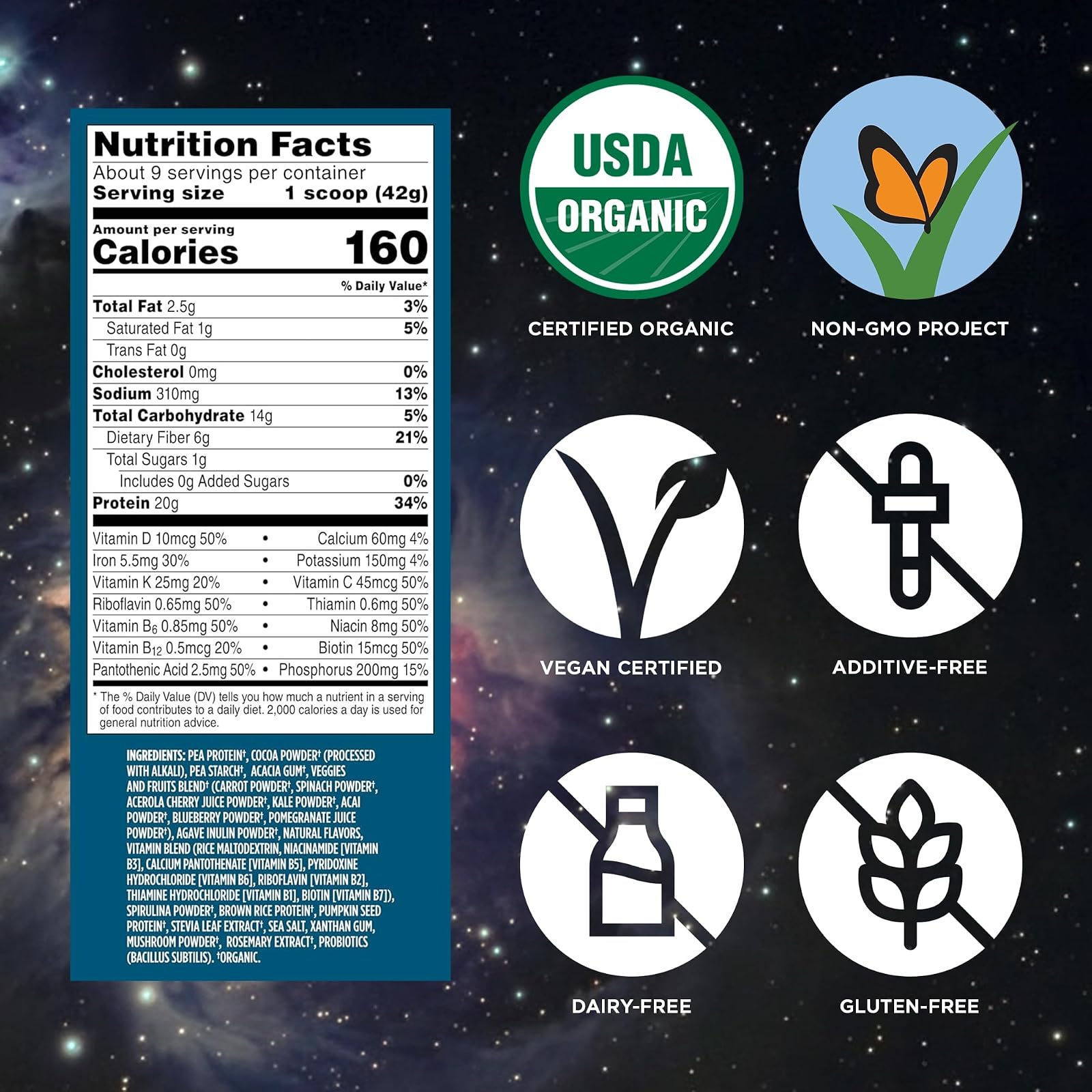 20g protein per serving