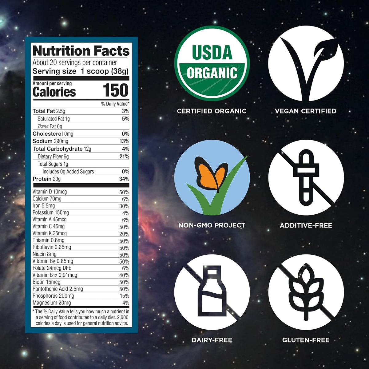 20g protein per serving