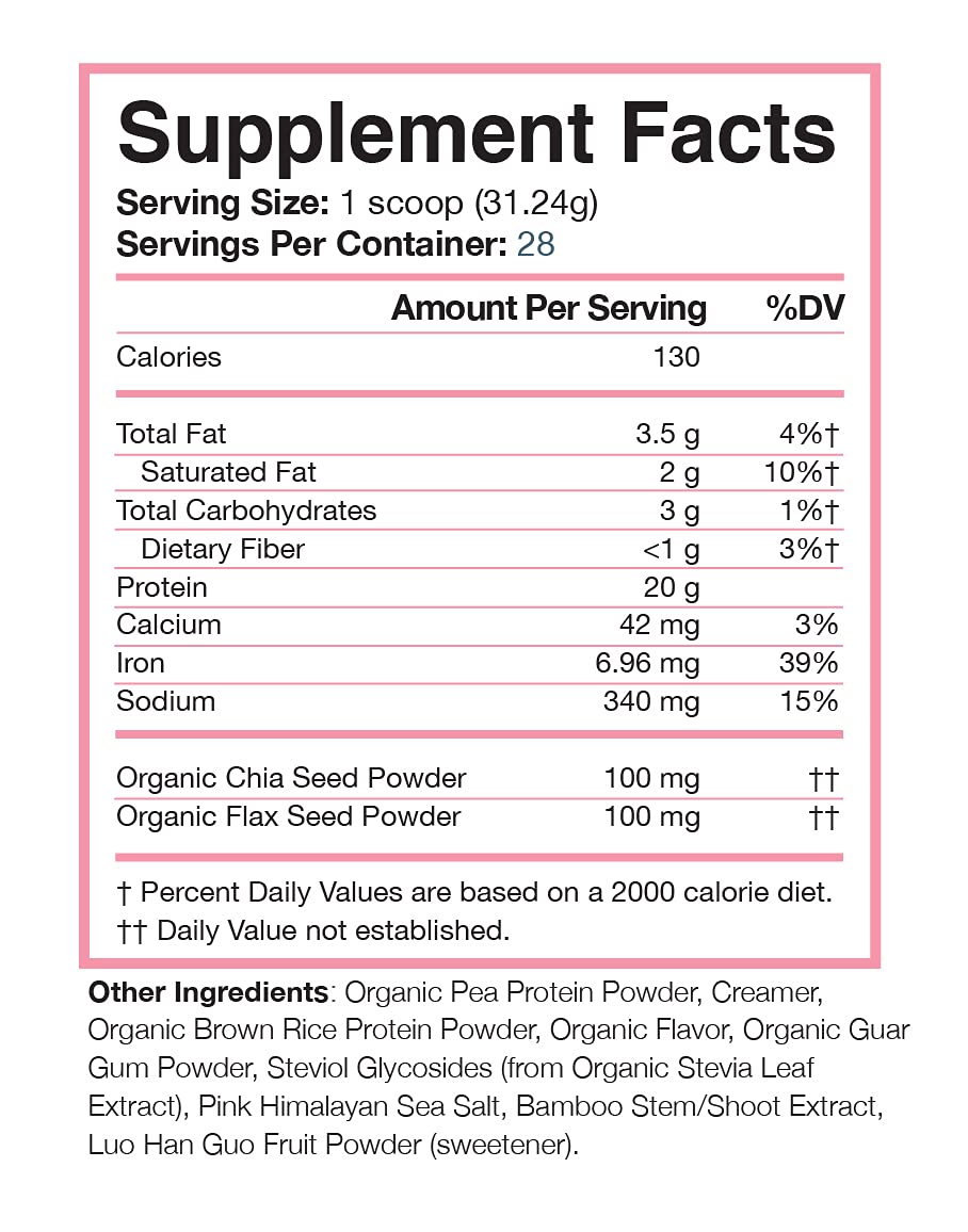 20g protein per serving