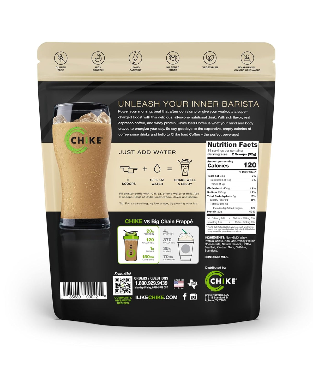 20g whey protein per serving