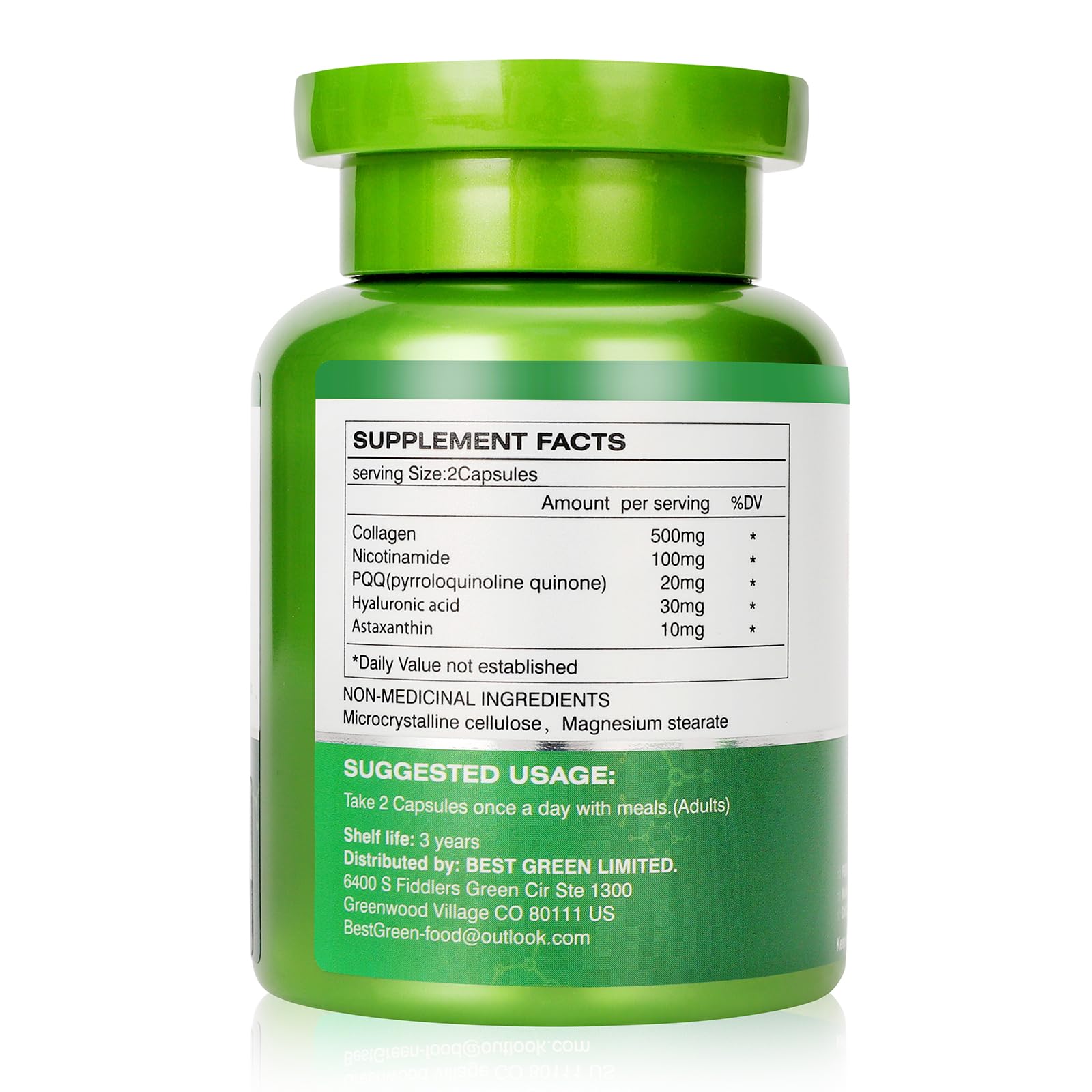 20mg PQQ for beauty support