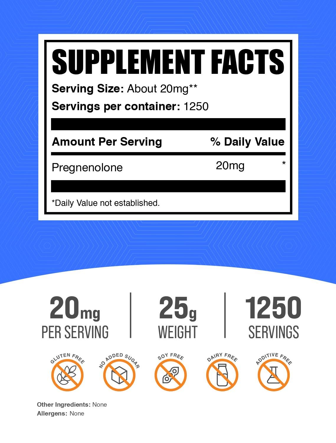 20mg pregnenolone for hormonal balance