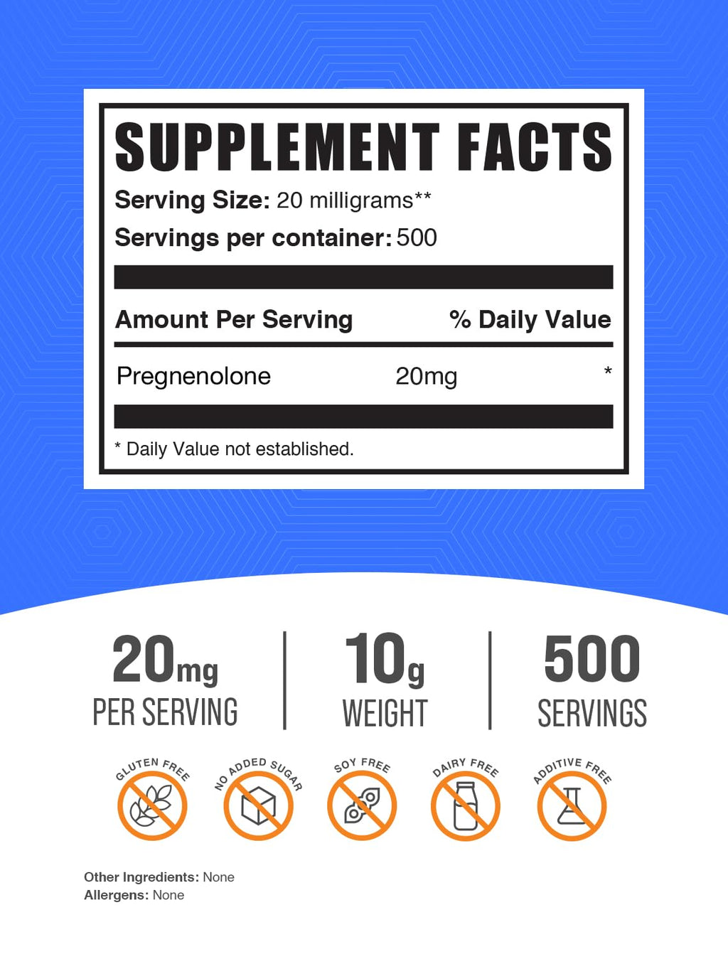 20mg pregnenolone for wellness