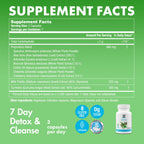 21 capsules for effective detox
