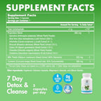 21 capsules for effective detoxification