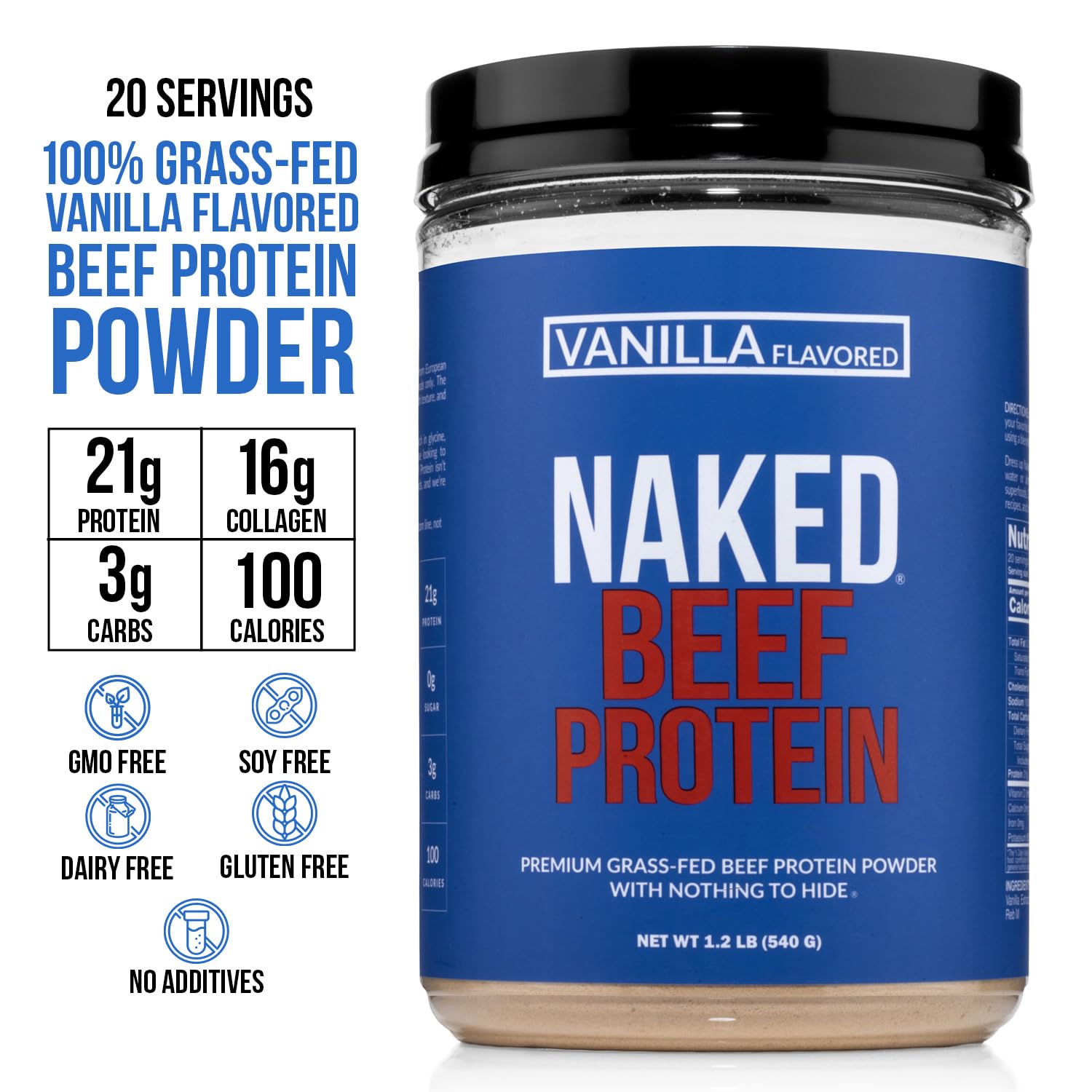 21 grams of protein per serving