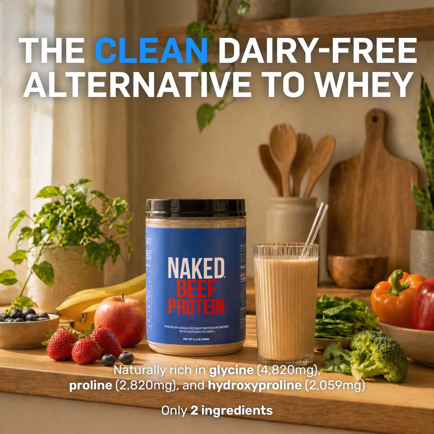21 grams protein per serving