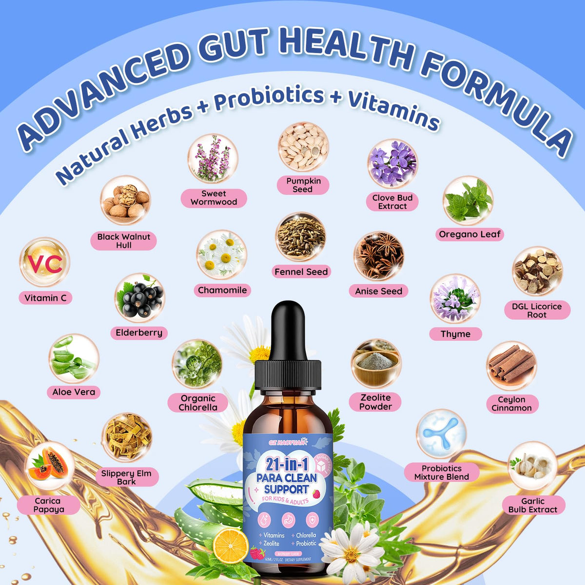 21 in 1 gut health support